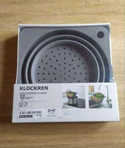 Силиконовый дуршлаг klockren от IKEA