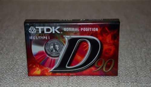 Аудиокассета TDK D-90EB