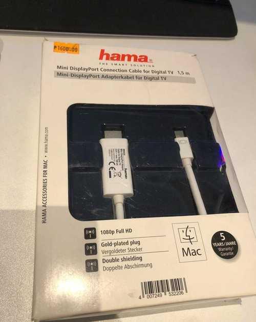 Кабель Hama DisplayPort - Mini-DisplayPort Gold ор