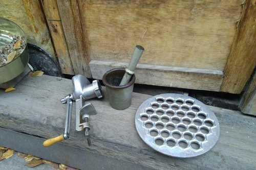 Мясорубка, пельменница, ступка СССР