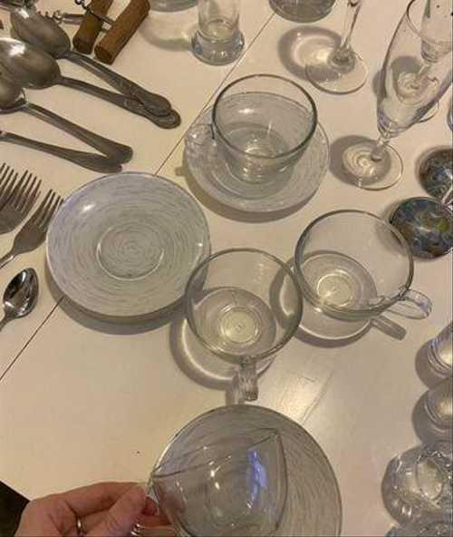 Посуда, чайный набор, стаканы, бокалы, кувшины, ви