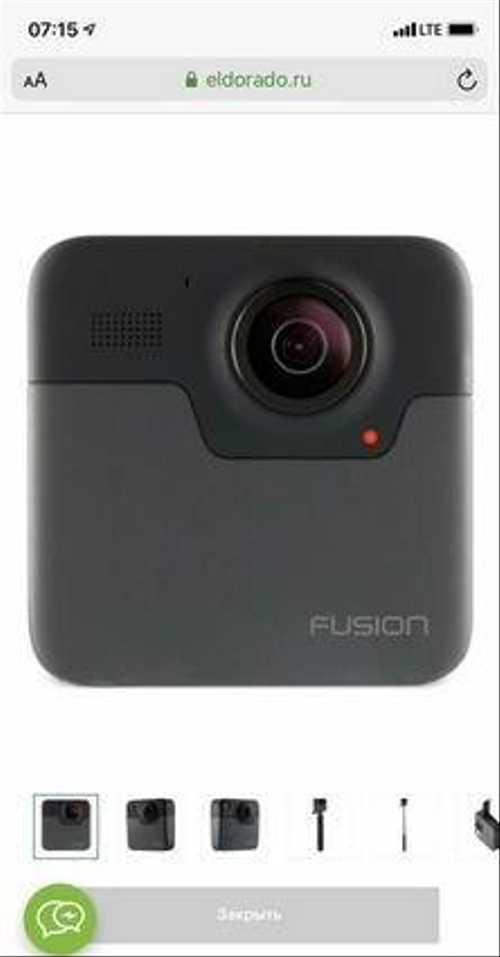 Продам новую камеру Go Pro Fusion 360