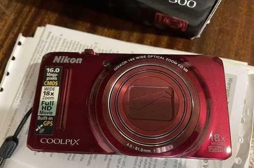 Компактный фотоаппарат Nikon Coolpix S9300