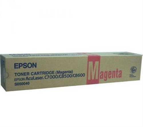 Картридж Epson C13S050040 пурпурный