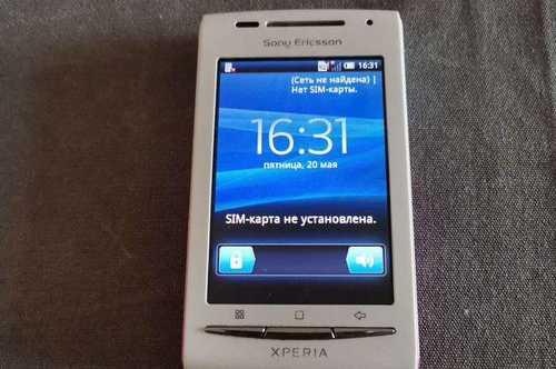 Sony Ericsson x8 белый. Отличное состояние