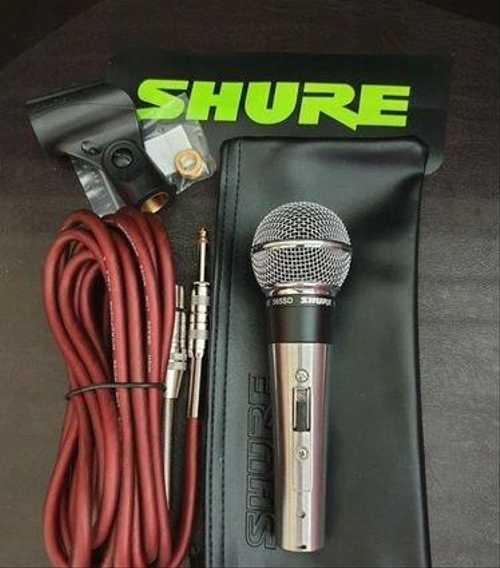 Микрофон Shure 565SD + провод,чехол,держатель