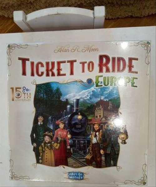 Редкая игра Ticket to Ride 15th Anniversary editio