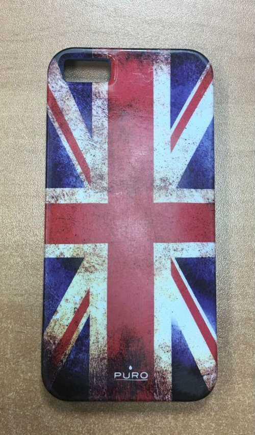 Чехол для Apple iPhone 5, 5s. Union Jack