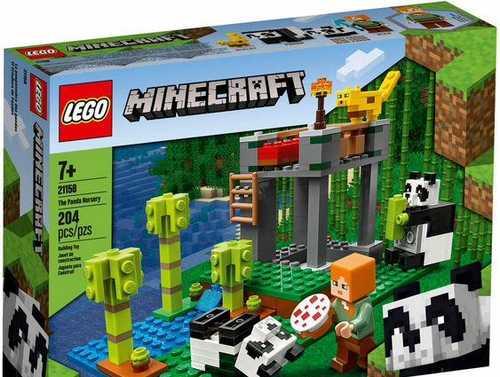 Lego Minecraft 21158 The Panda Nursery (Панды)