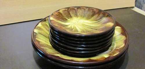 Набор тарелок керамических зик Конаково