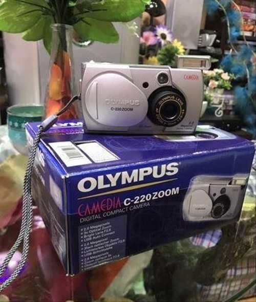 Фотоаппарат цифровой olympus c-220 zoom
