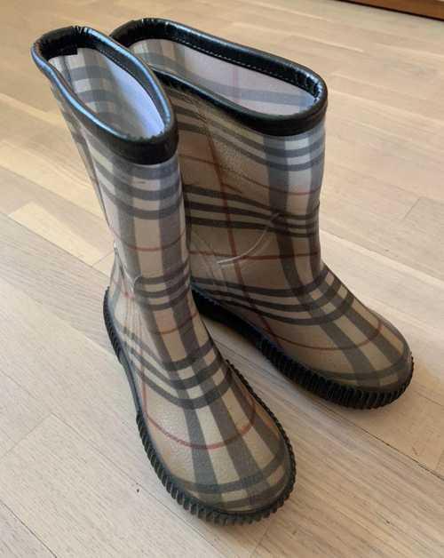 Сапоги резиновые Burberry 33-34 р