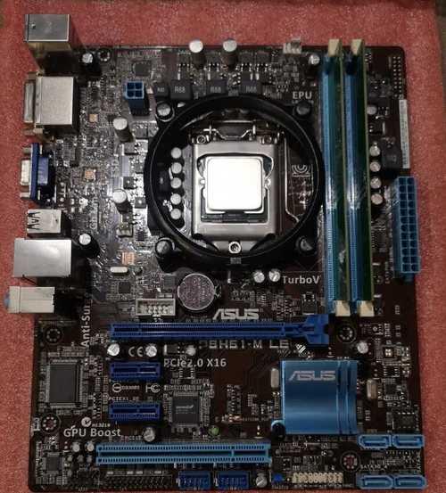 Intel Core i3 2100 + 4Gb DDR3 + Asus p8h61-m lx
