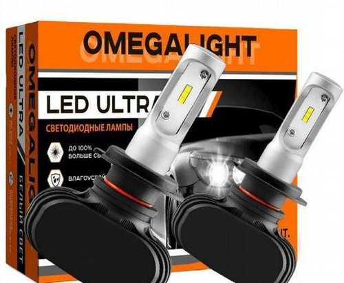 Лампы Omegalight LED Ultra H7 3000K