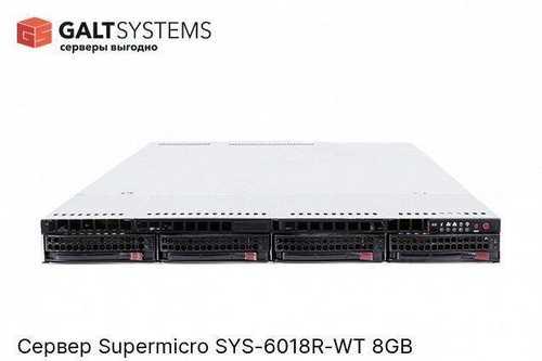 Сервер Supermicro SYS-6018R-WT 8GB 1xE5-2623V4