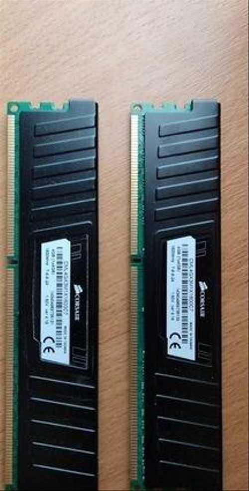 Оперативная память Corsair ddr3 1600 4gb C7