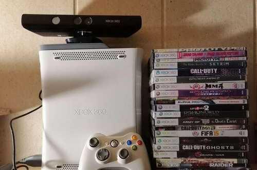 Xbox 360 60 Gb Kinekt + 20 игр