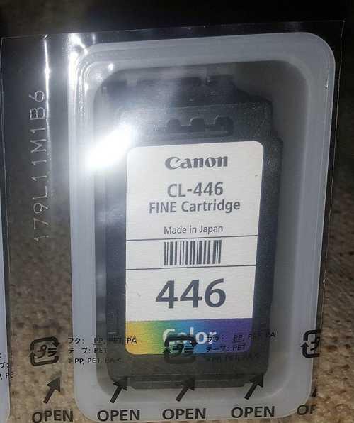 Новый картридж Canon CL-446, для цветной печати