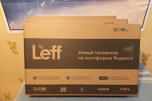Телевизор leff Smart Яндекс голосовой поиск