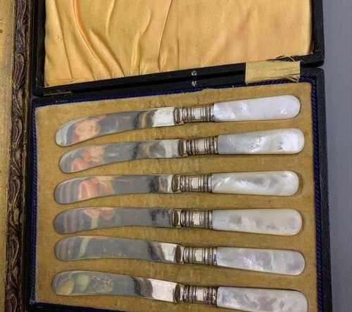 Набор посеребрённых ножей Art Deco