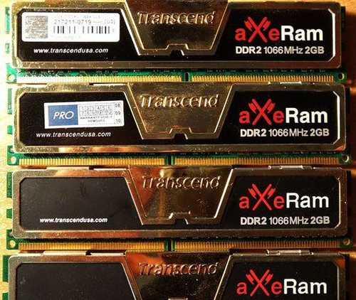 Transcend aXeRam DDR2 1066 MHz 8GB