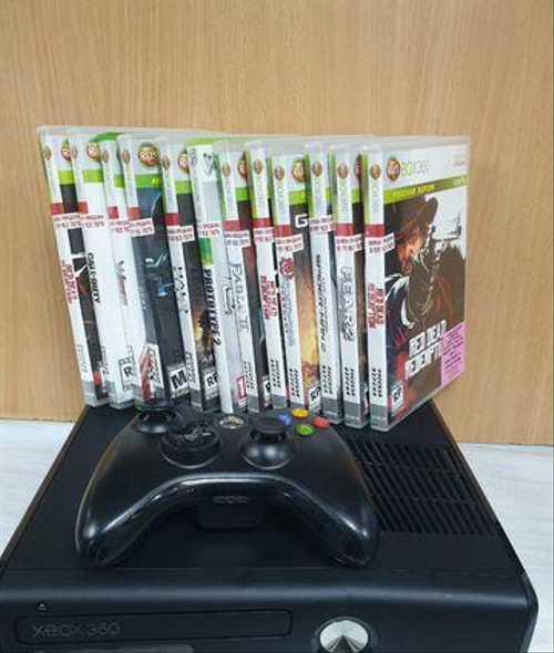 Xbox 360 Slim 250 Gb С Играми В Памяти