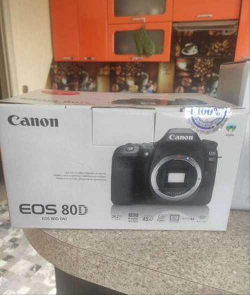 Canon 80D полупрофессиональный зеркальный фотоаппа