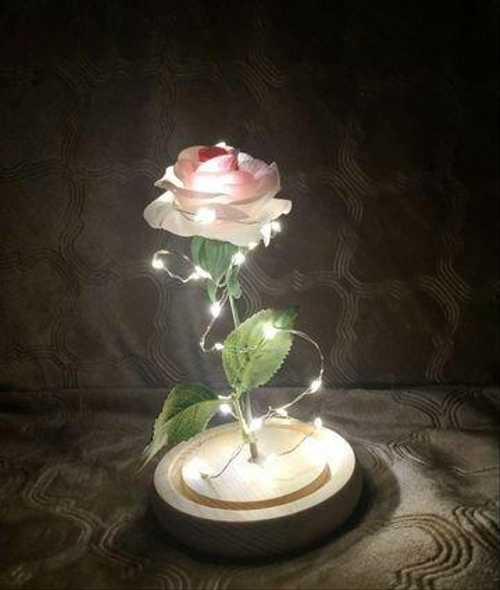 Роза - ночник. Роза светильник