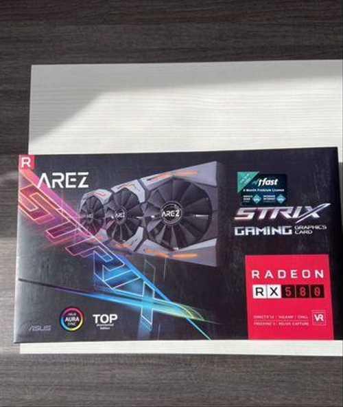 Видеокарта asus arez strix RX 580 8G