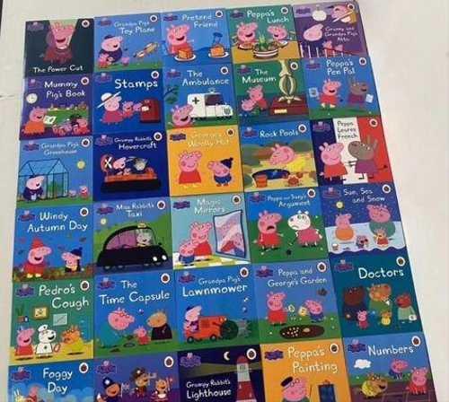 50 книг Peppa Pig Свинка Пеппа на английском