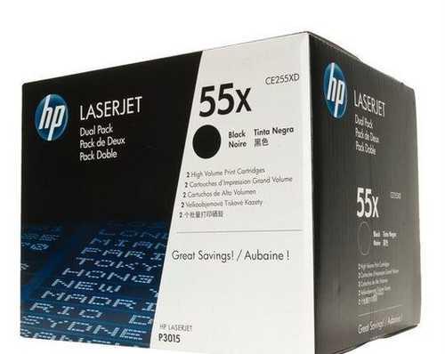 Картридж HP ce255xd лазерный
