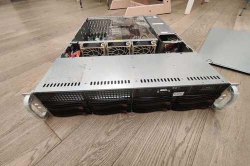 Сервер Supermicro 6027R 2xE5-2670 16Gb 2U SSD256