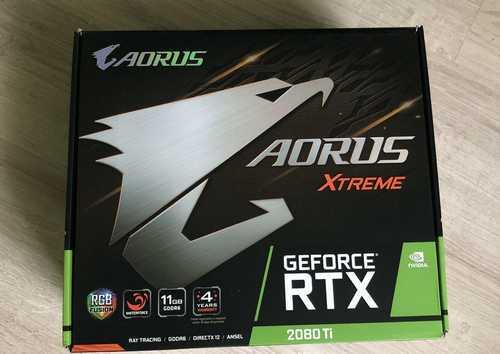 Видеокарта Aorus geforce rtx 2080ti xtreme waterfo