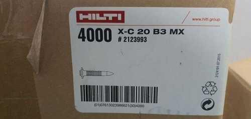 Гвоздь по бетону Hilti X-C 20 B3 MX 2123993