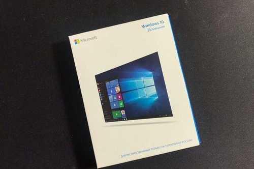 Windows 10 Home BOX с флэшкой