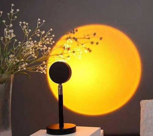 Настольная лампа для селфи sunset lamp