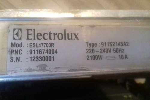 Посудомоечная машина на запчасти Electrolux ESL477