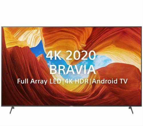 Телевизор Sony KD-75XH9096 новый,рст