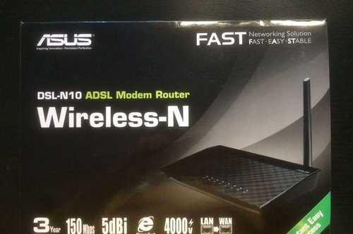 Модем роутер asus DSL-N10