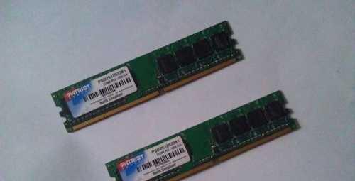Patriot DDR2 2x512 Mb