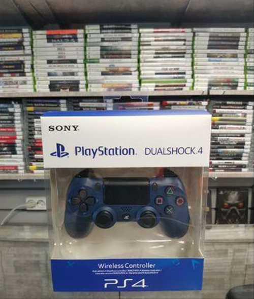 Dualshock4 Midnight Blue New + Наушники Samsung