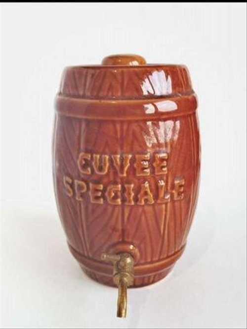 Сувенирный керамический бочонок Cuvee Speciale