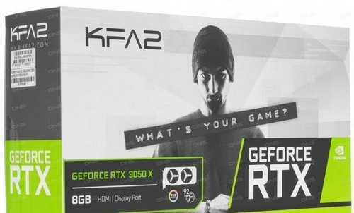 KFA2 GeForce RTX 3050 X black