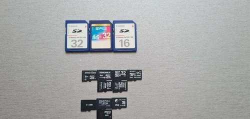 Карта памяти MicroSD, SD