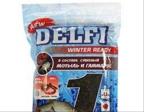 Прикормка зимняя увлажненная delfi ICE Ready