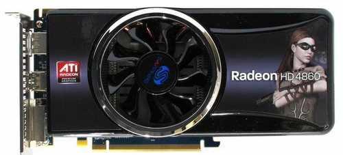 Видеокарта ATI (AMD) Radeon HD 4860 1 гб 256 шина