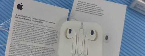 Наушники Apple Earpods 3,5мм Оригинальное качество