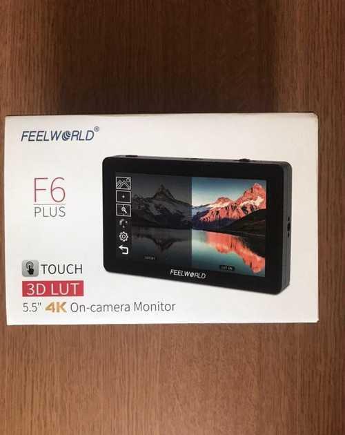 Накамерный монитор Feelworld F6 Plus 3D LUT Touch
