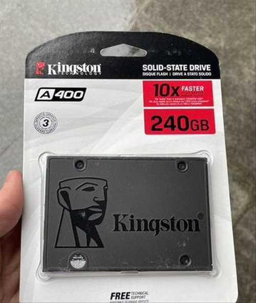 Ssd kingston a400 240 гб новый