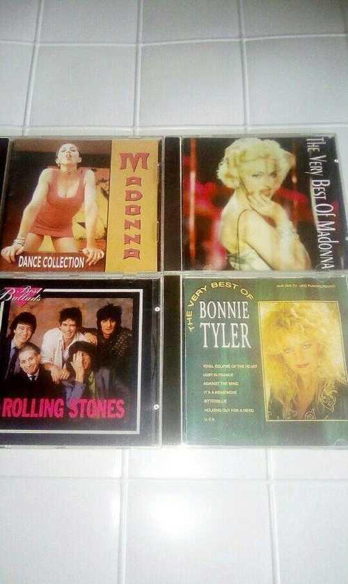 Сд диски Madonna, Rolling Stones, B. Tyler